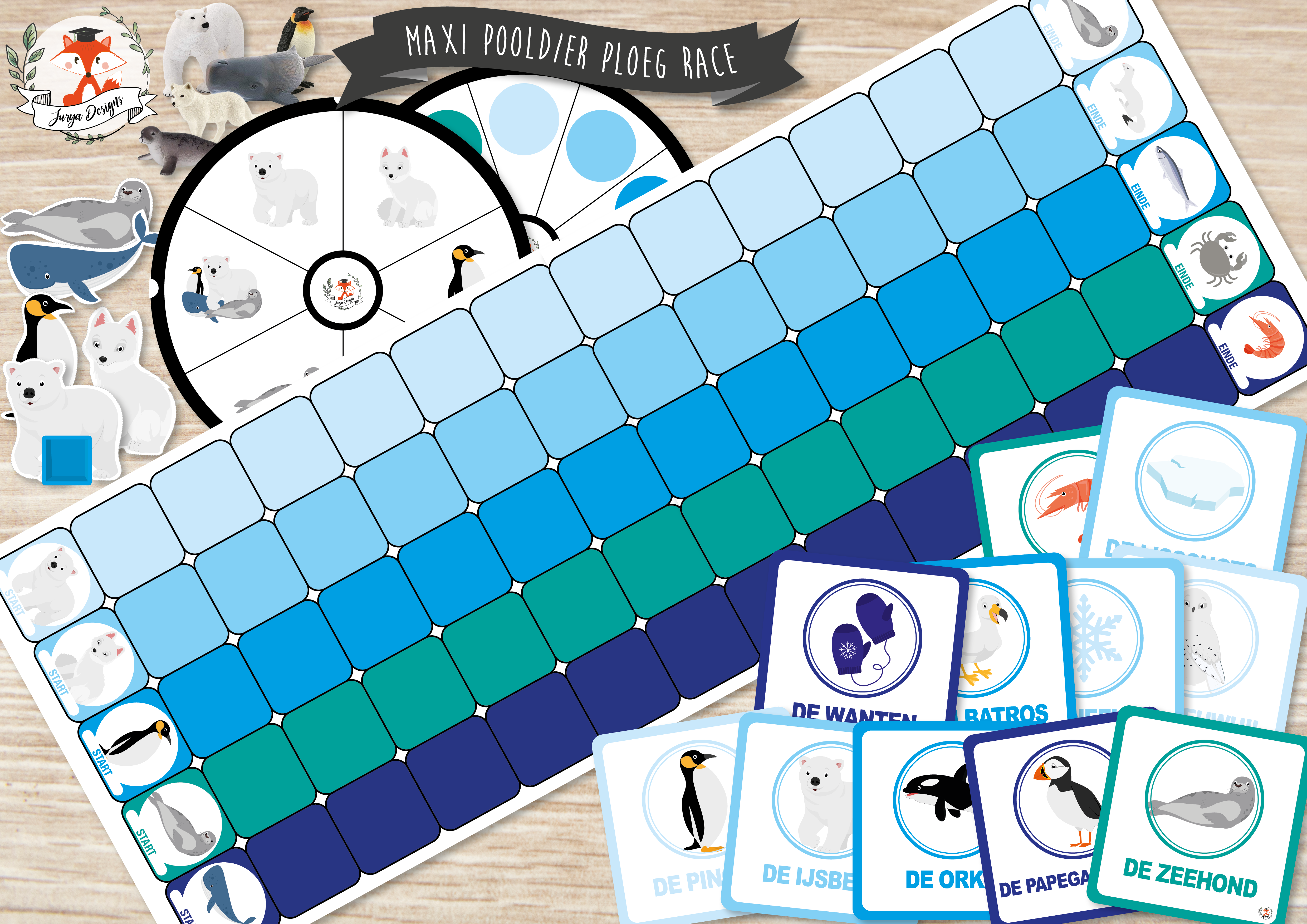 Maxi Course des Animaux Polaires – Surya Designs (CommV)
