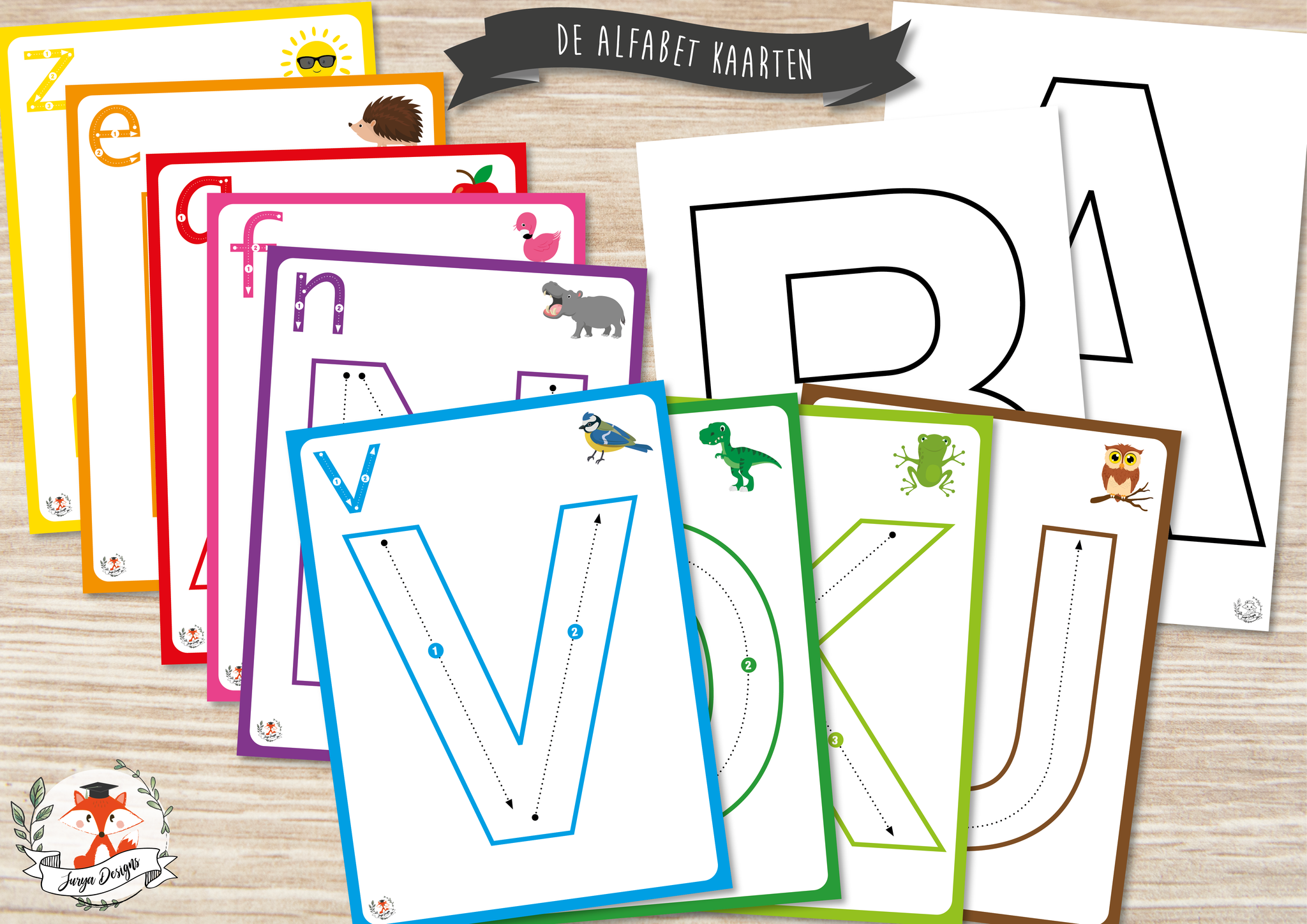 De Alfabet Kaarten – Surya Designs (CommV)