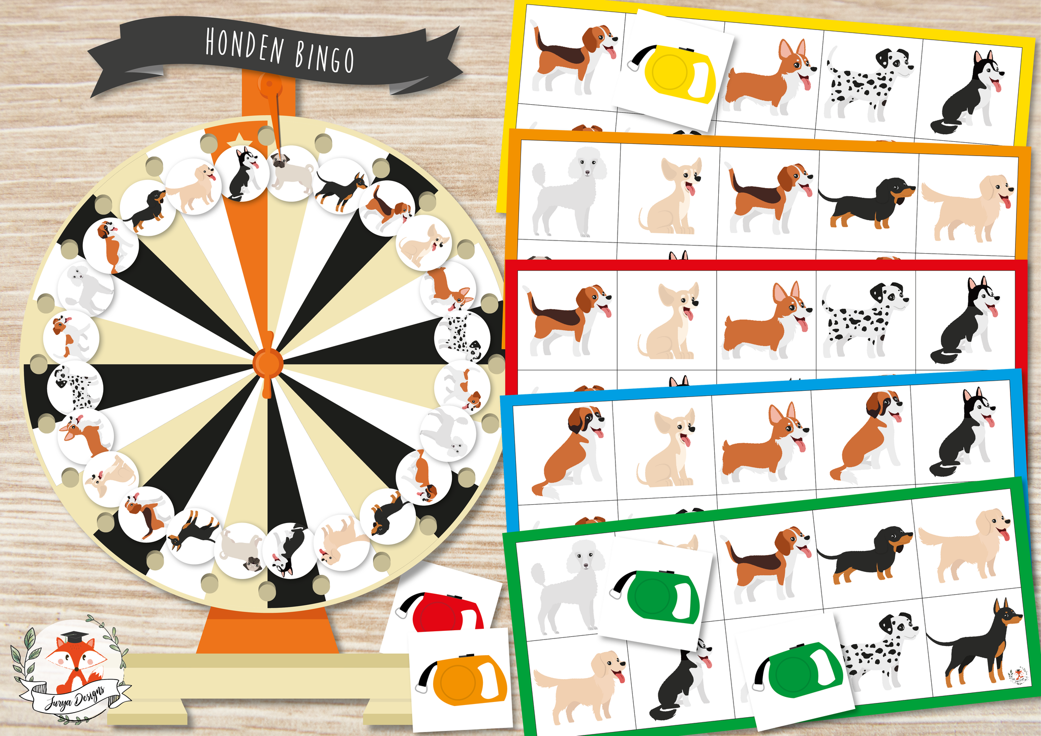 Honden Bingo – Surya Designs (CommV)